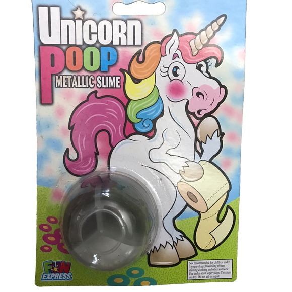 Express | Small Pets | New Magical Unicorn Poop Slime Putty Metallic ...